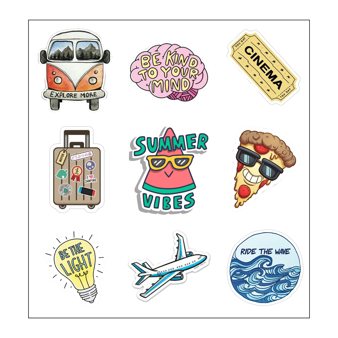 Billie Eilish Vinyl Sticker Pack Reusable & Waterproof – Cairo99