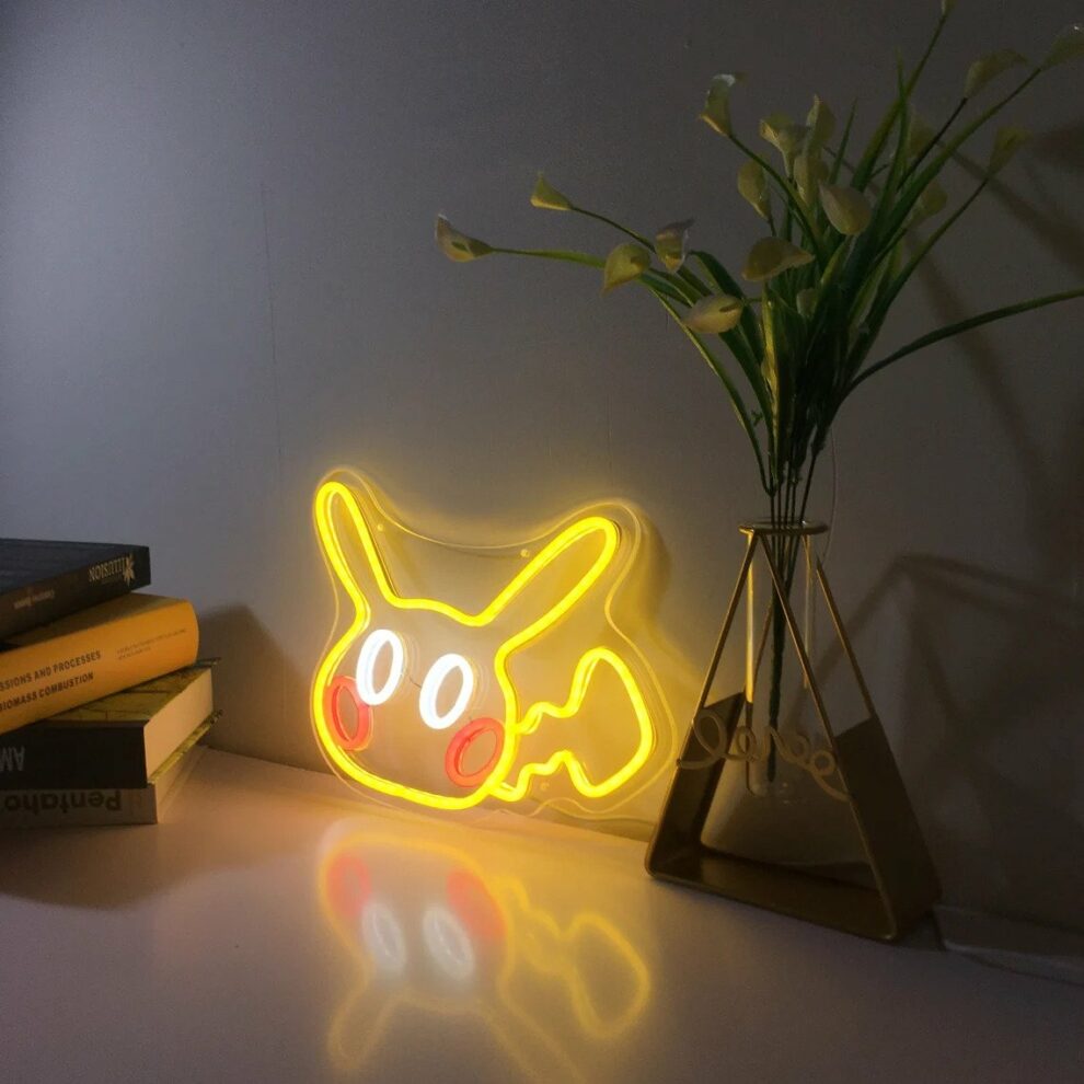 Cute Pikachu Neon Led Light Sign Art Decor – Cairo99