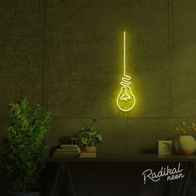 Light Bulb Neon Led Light Sign Art Decor – Cairo99
