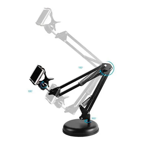 Mobile and Microphone 180 Rotational Degree Stand Holder – Cairo99