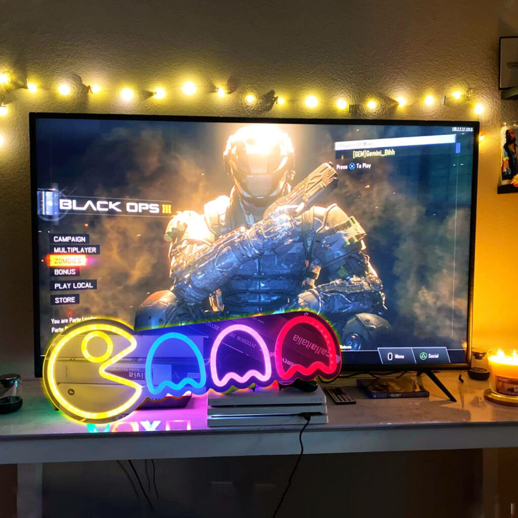 Pac Man Neon Led Light Sign Art Decor – Cairo99