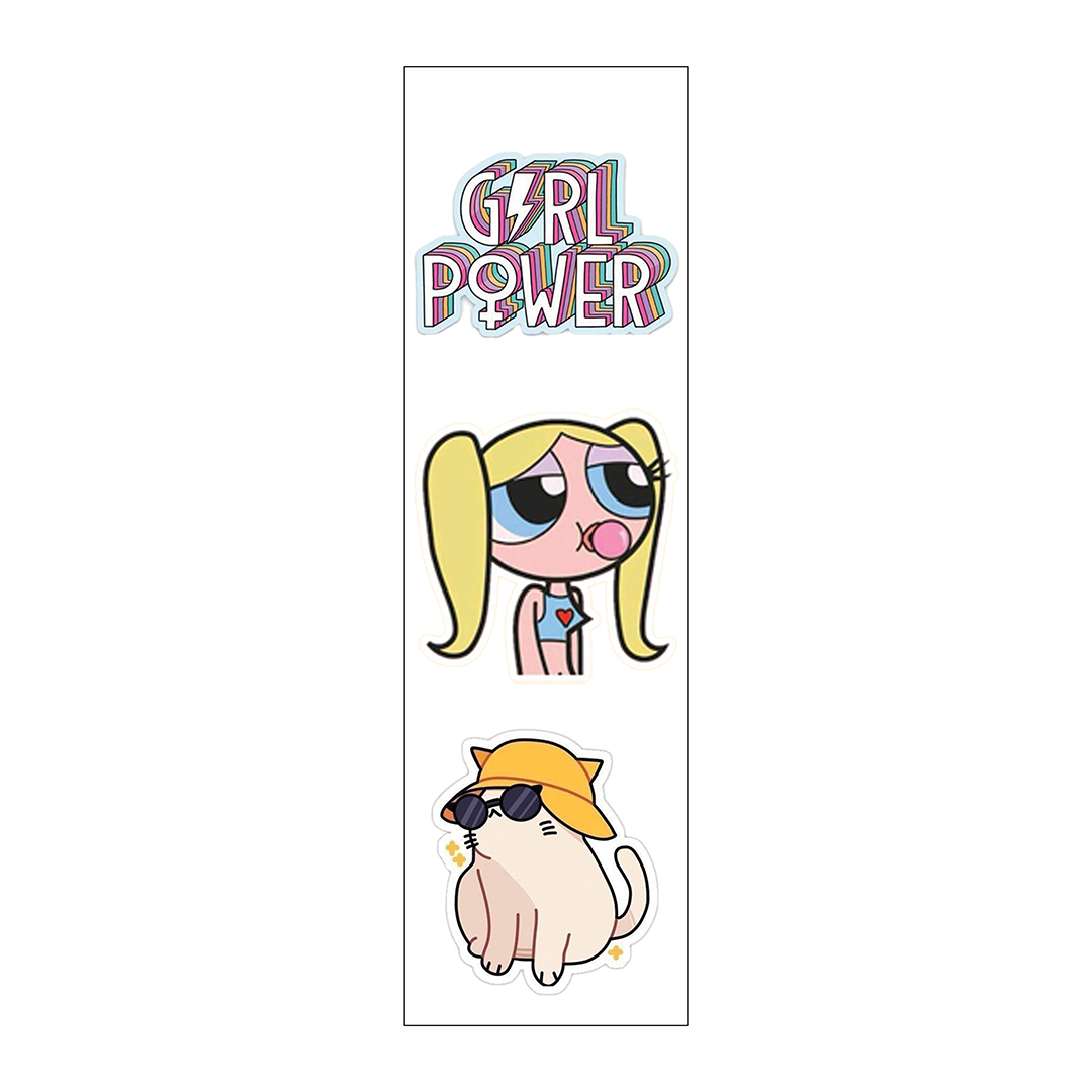 Power Girl Vinyl Sticker Pack Reusable & Waterproof – Cairo99