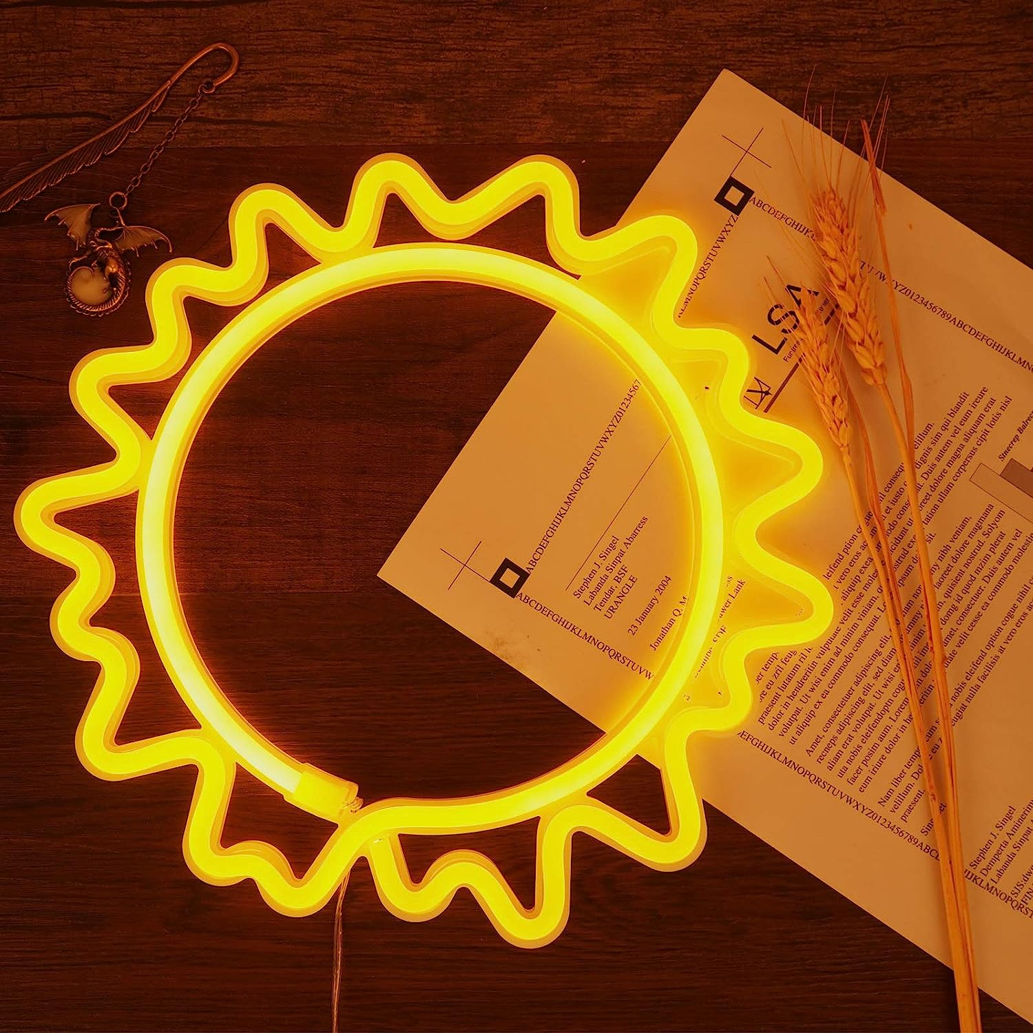 Sun Neon Led Light Sign Art Decor – Cairo99