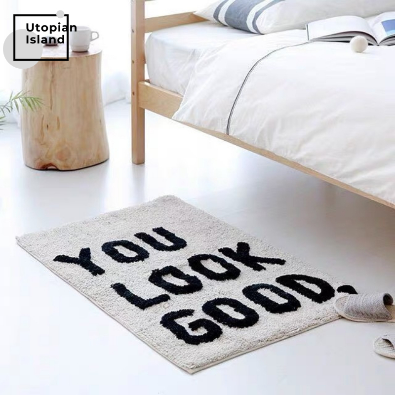 You Look Good Fluffy Bedroom Rug – Cairo99