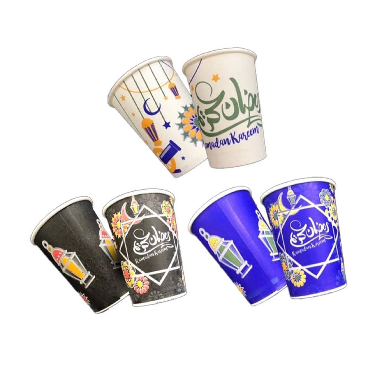 طقم اكواب رمضانية 50 قطعة كرتون – Cairo99