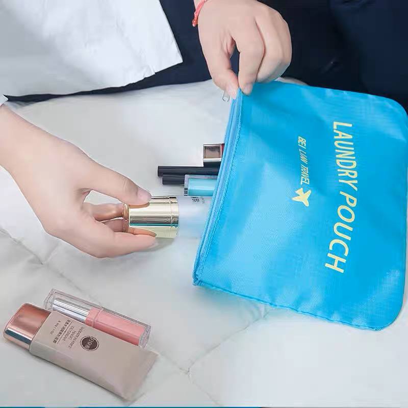 مجموعة شنط وتربروف 3 قطع لتنظيم الملابس والمكياج وادوات العناية بالبشرة مقاسات مختلفة – Cairo99