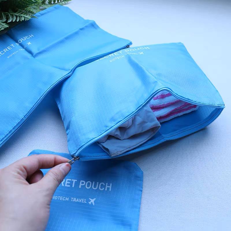 مجموعة شنط وتربروف 3 قطع لتنظيم الملابس والمكياج وادوات العناية بالبشرة مقاسات مختلفة – Cairo99