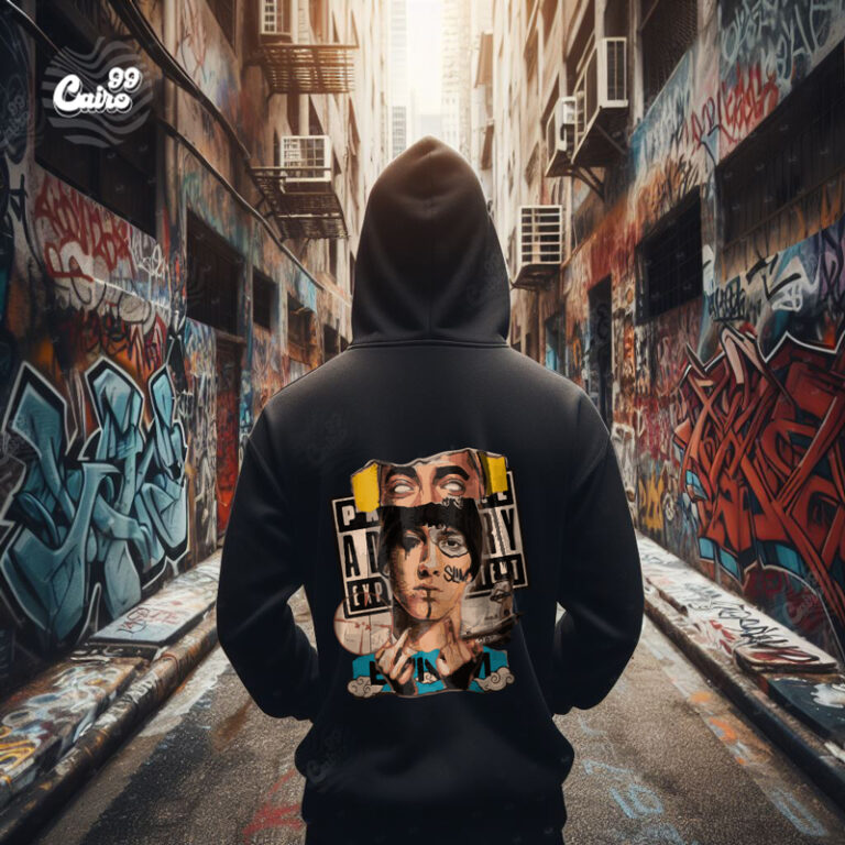 Eminem Oversized Hoodie – Black – Cairo99