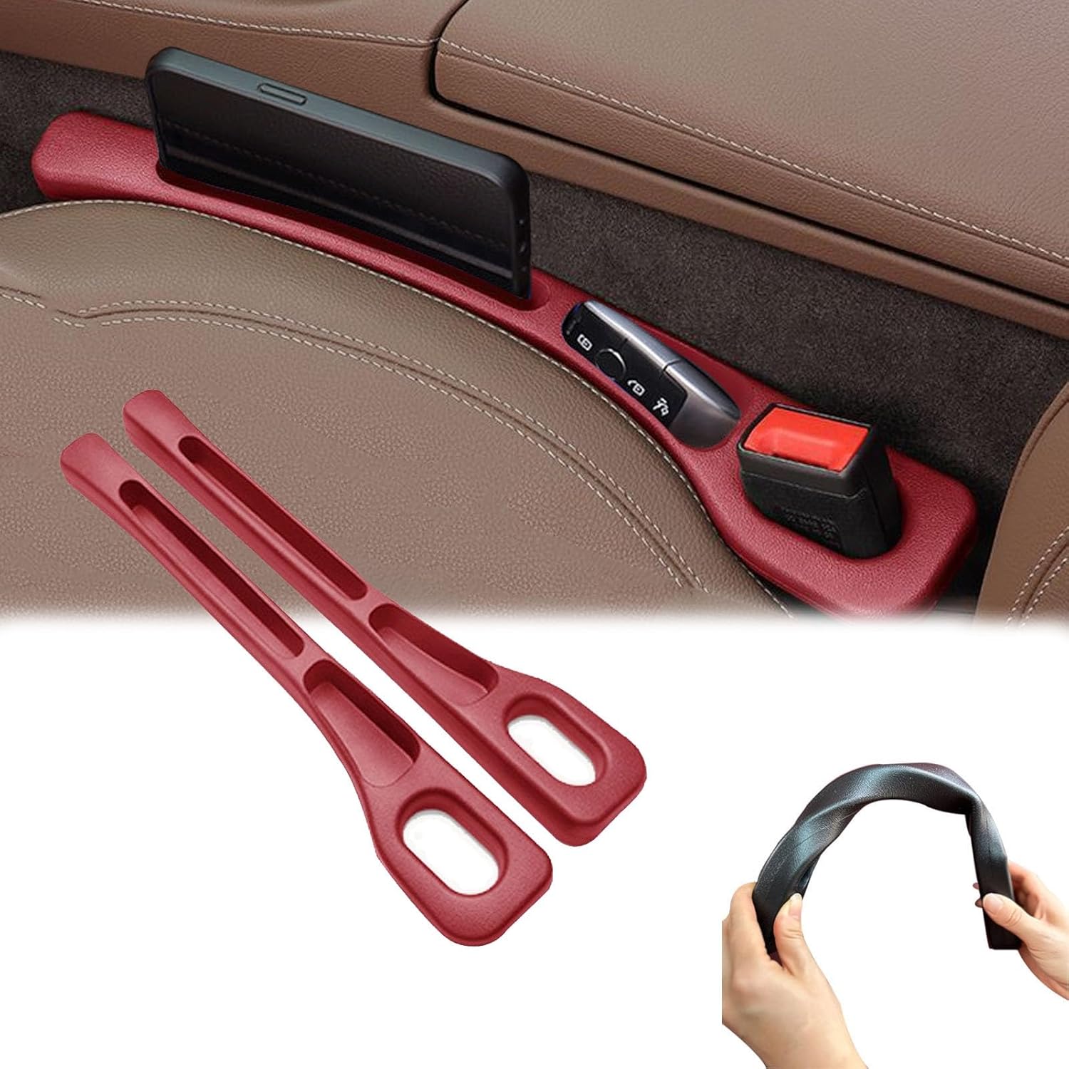 سد فراغ جوانب كرسي السيارة مقسم _ قطعتين – Cairo99